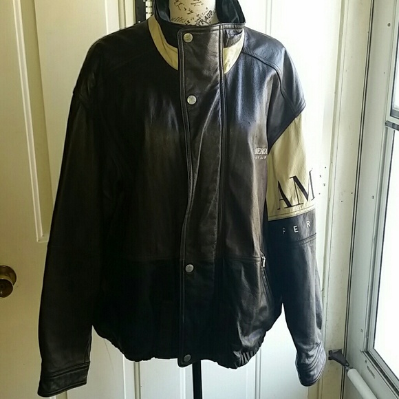 Perry Ellis | Jackets & Coats | Perry Ellis Leather Jacket | Poshmark
